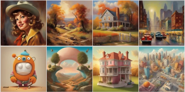 Artist list for Stable Diffusion XL